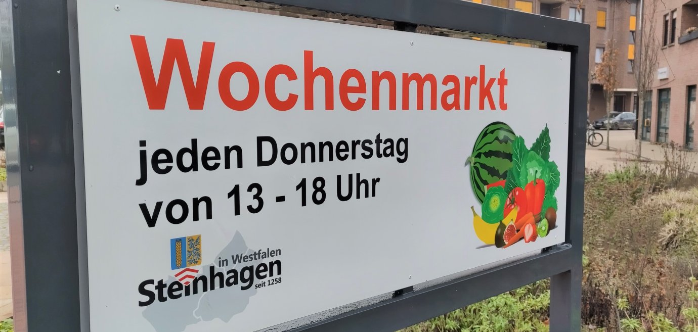 Wochenmarkt | Gemeindeverwaltung Steinhagen